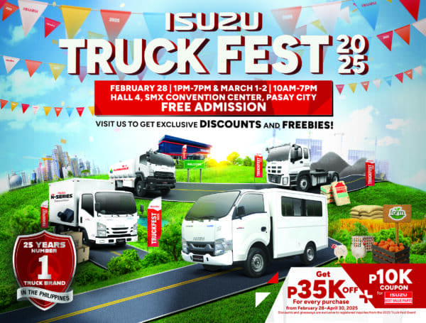 Celebrate with Isuzu Philippines as the No. 1 Truck Brand for 25 Years ...